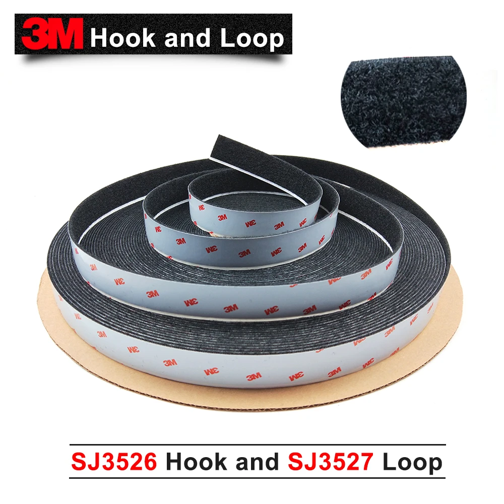 3M SJ3526 SJ3527 후크 앤 루프 스카치메이트 재 밀봉 패스너 1 "* 50 야드 한 세트|hook and loop ...