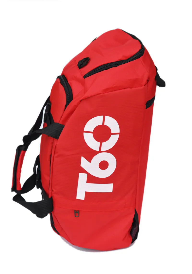 Waterproof-Sports-Backpack-with-Shoe-Compartment-Black-Gym-Bag-Fitness ...