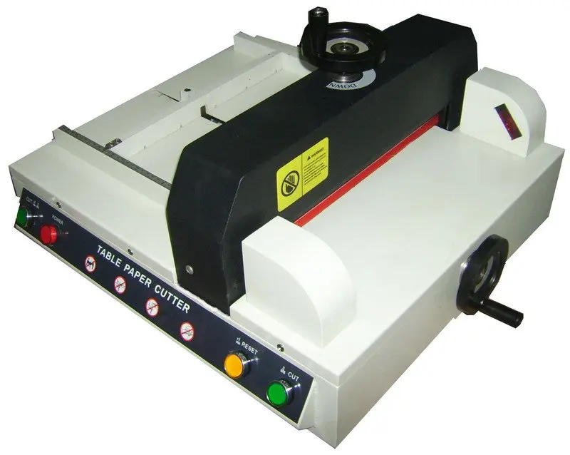 QZ330 Semi Auto Paper Cutting Machine table Model factory Price On