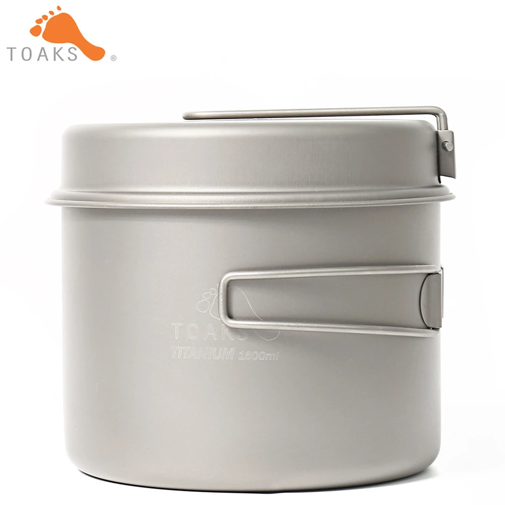 Toaks CKW 1600 Titanium Outdoor Camping Pan Wandelen Cookware ...