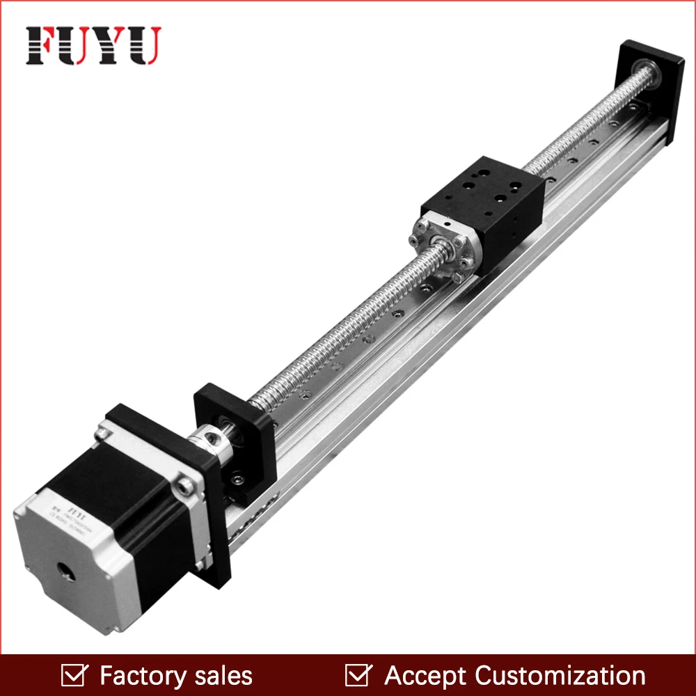 Free shipping 300mm stroke cnc linear guide rail slide actuator system ... Free shipping 300mm stroke cnc linear guide rail slide actuator system ...