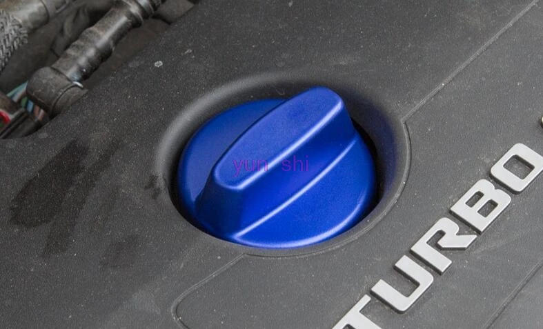 2 Color Metal Car Engine Oil Filler Cap Water Tank Inlet Cap Fuel Cover ...