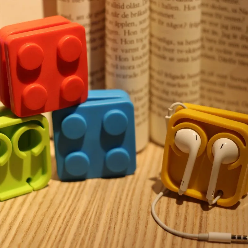 Earphone Cable Winder Silicone Tidy Headphone Line Cord Holder Headset ...