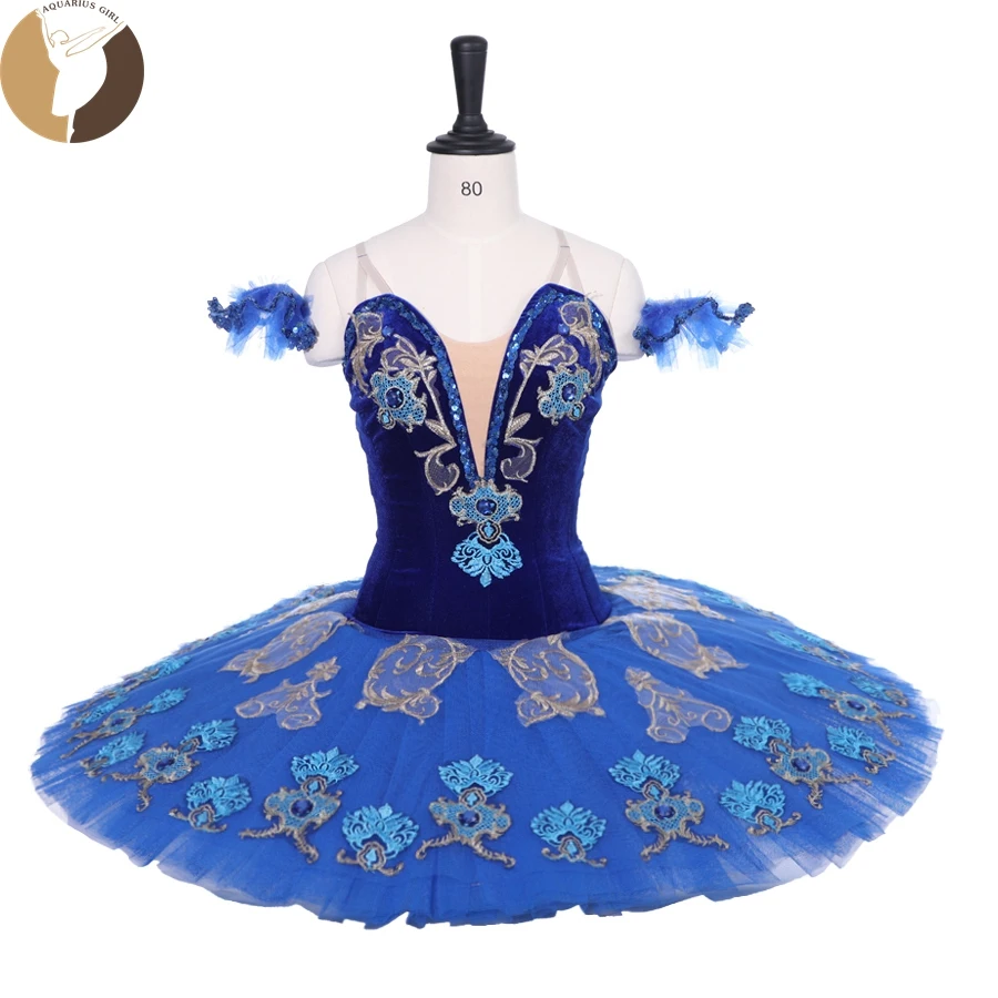 FLTOTURE Professional Performance Ballet Tutu RoyalBlue Color CT9232 ...