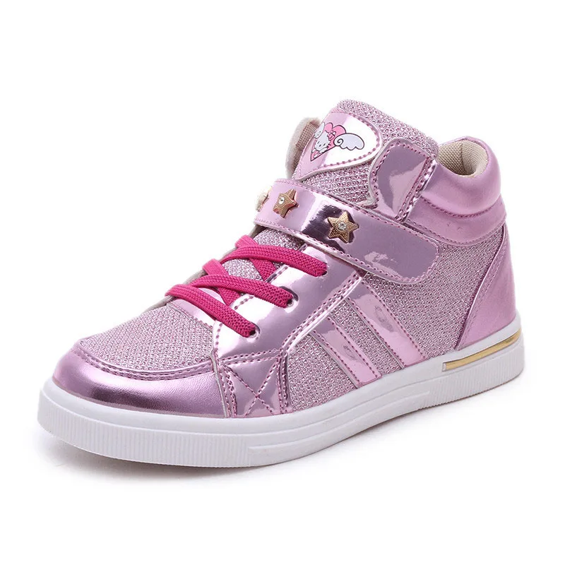 2017 Spring Autumn Girls Casual Shoes 3 Colors High Solid Fashion ...