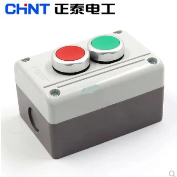 CHINT-NPH1-2001-Push-Button-Switch-Control-Box-2-Hole-Start-Stop-Red ...