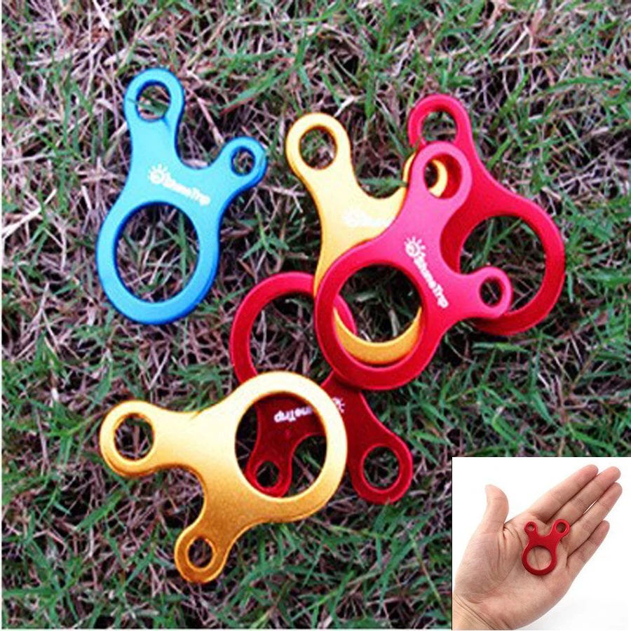 ShineTrip 1 pcs Quick Knot Tent Wind Rope Buckle 3 hole Antislip ...