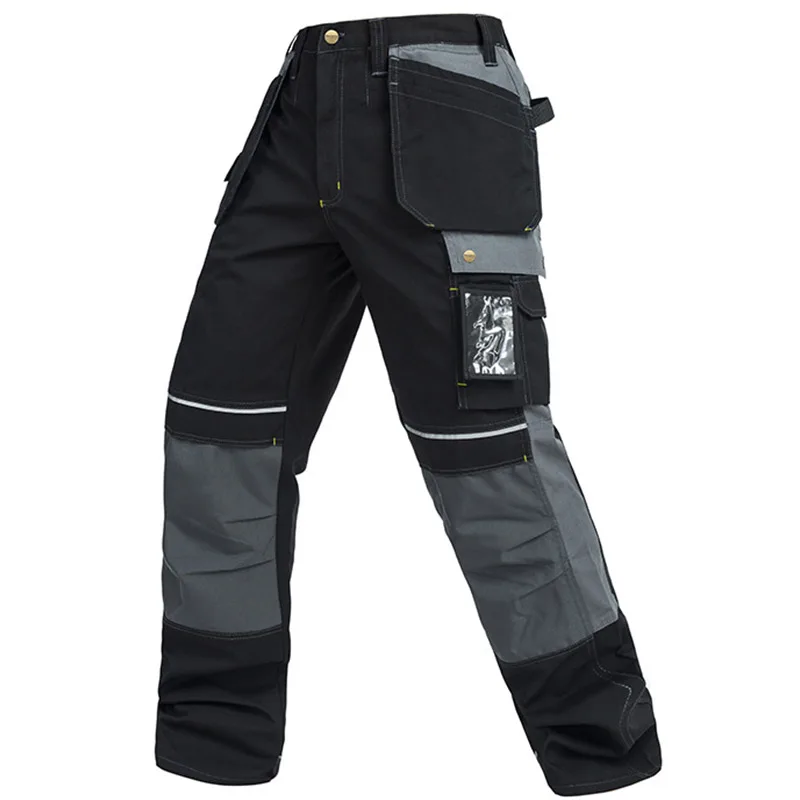 Men-Working-Pants-Cotton-Wear-resistant-Multi-pockets-Work-trousers ...