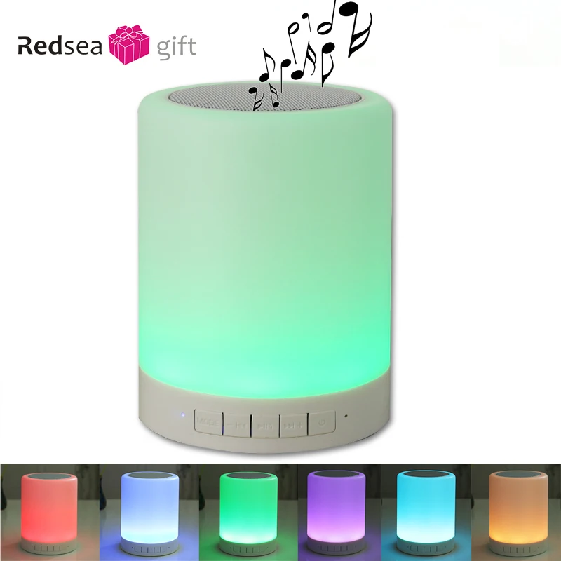 Solve Wireless Bluetooth Speaker Stereo Sound Colorful Touch LED Light ...