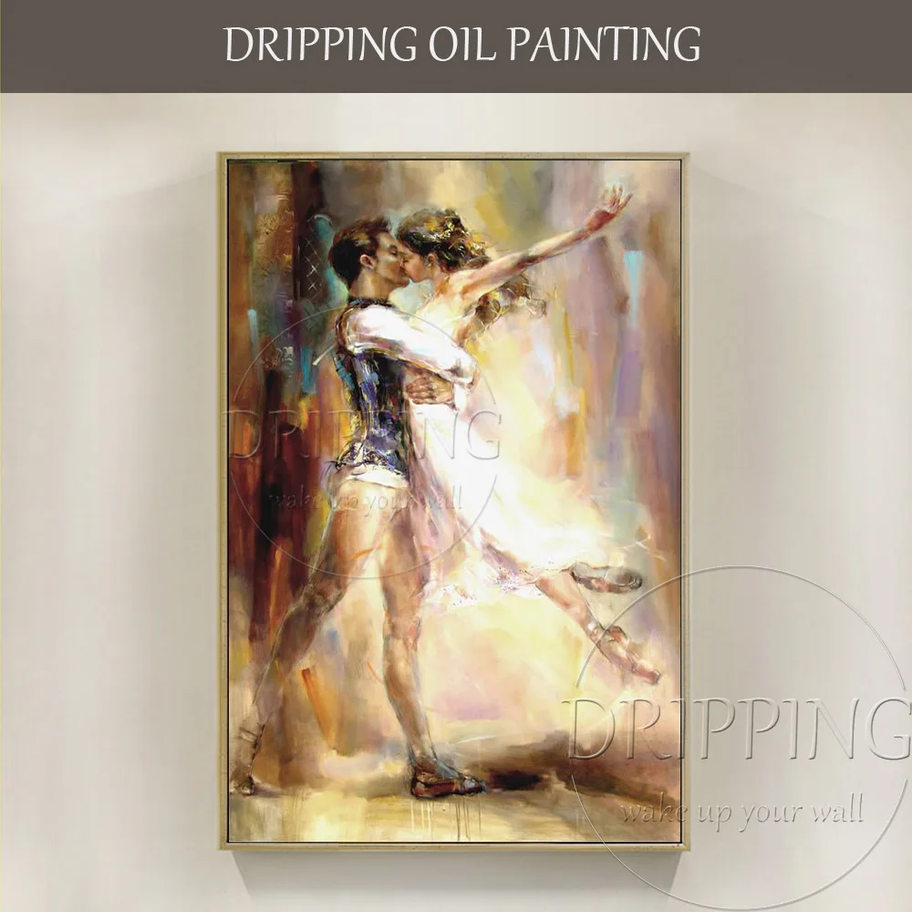 Expert Artist Hand painted High Quality Ballet Dancer Oil Painting ...