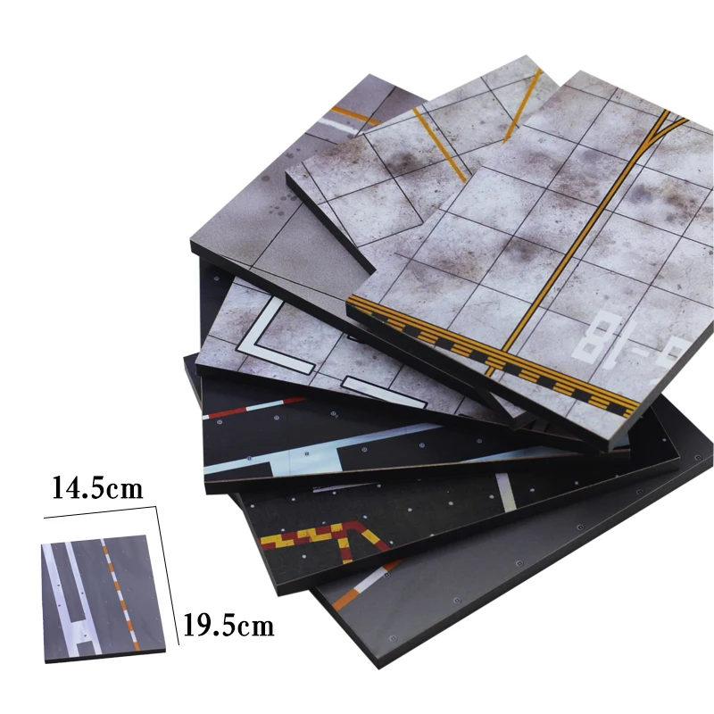 1:72 Airport runway Static aircraft runway scene models Miniature ...