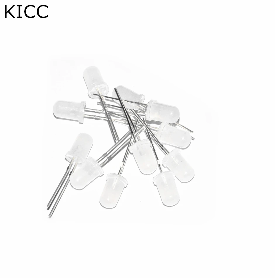 5MM white LED Mist Light emitting diode (100Pcs)|led strip lights car ...