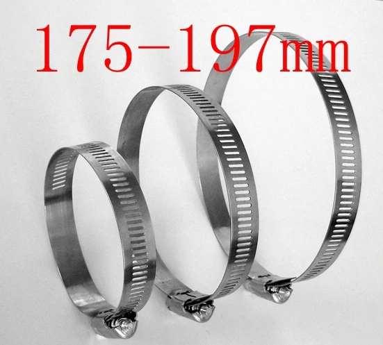 175 197mm,304,321,316 Stainless steel hose hoops,clamp hoop,pipe clamp ...
