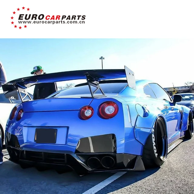 GTR R35 carbon finber rear wing for GTR R35 to LB work style LB ...
