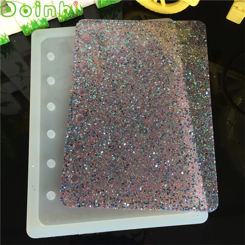 DIY Small Notebook Soft Silicone Mold Resin Decorative Jewelry Craft ...