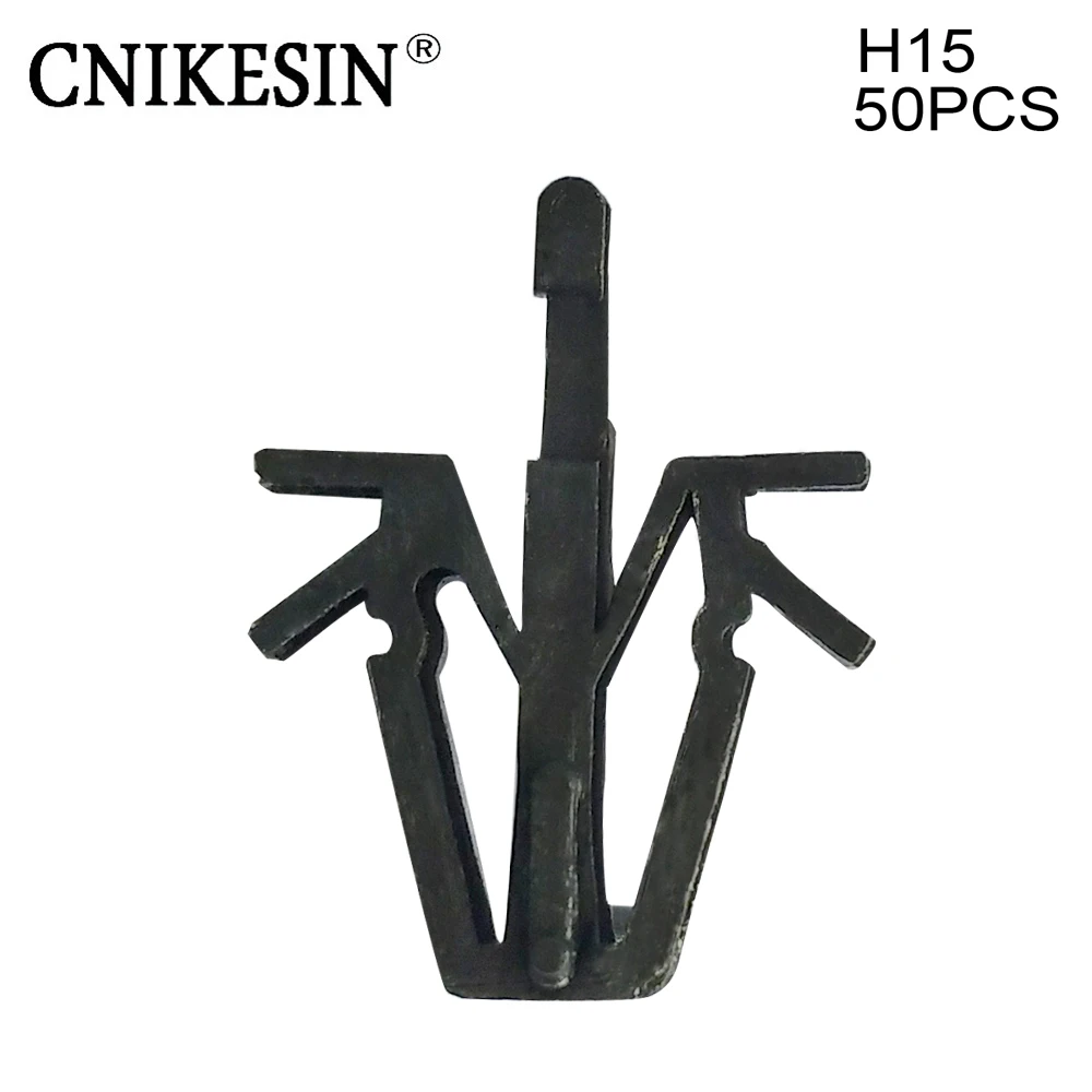 CNIKESIN 50PCS H15 10.5mm Hole Car Clips Fastener Nylon Shield ...