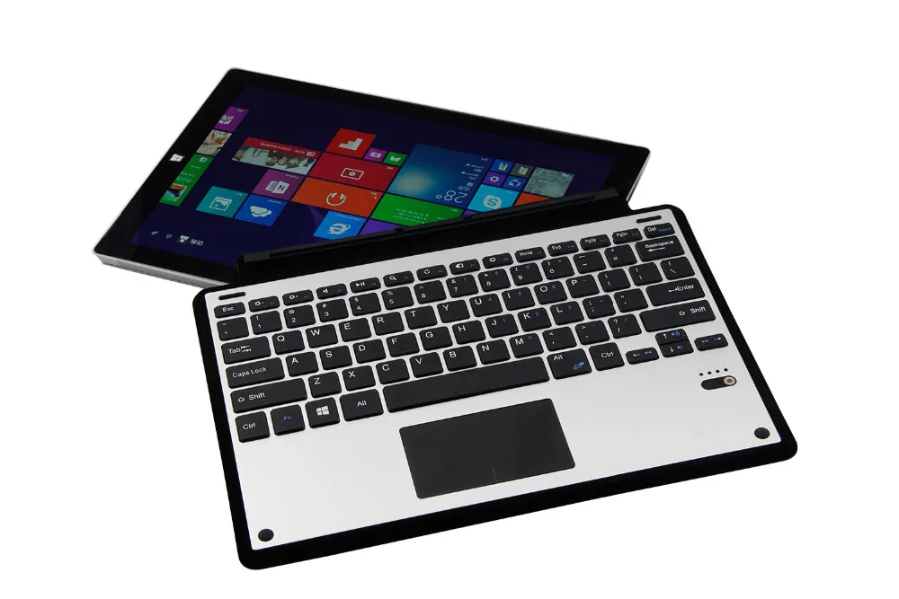 Aluminum Wireless Bluetooth 3.0 Keyboard Case Ultra Slim Touch Keyboard ...