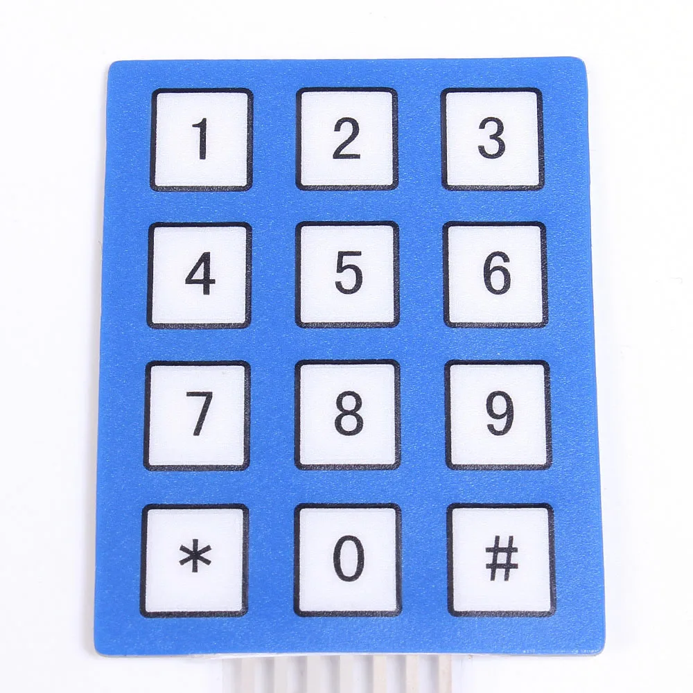 Monday Kids 3x4 Matrix Array Membrane Switch Keypad 12 Key Matrice 4X3 ...