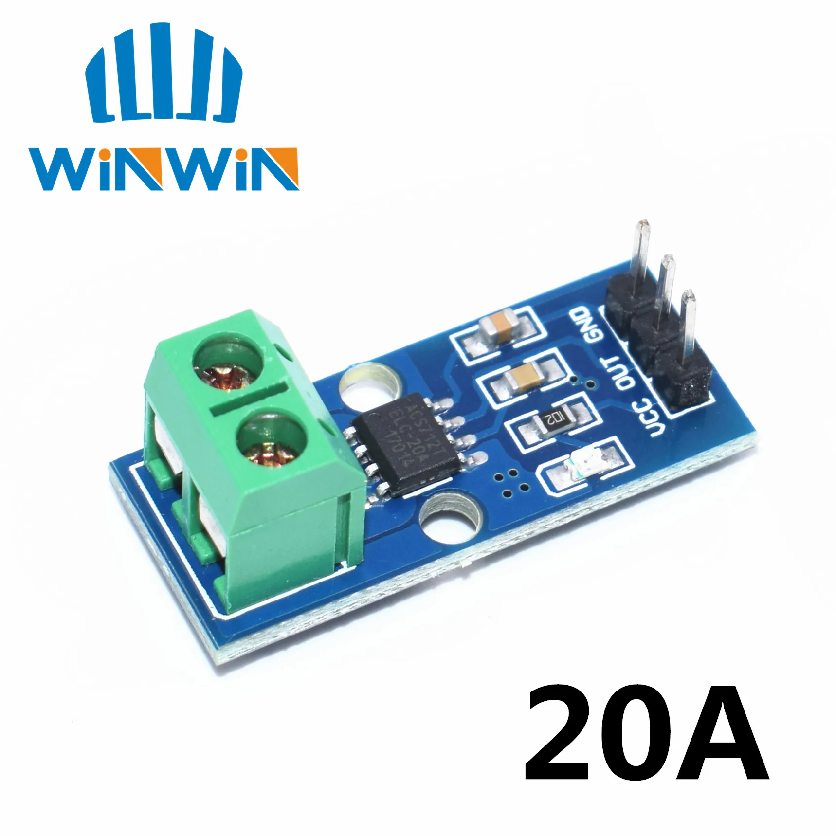 A13 New 20a Hall Current Sensor Module Acs712 Model 20a Acs712 20a In Integrated Circuits From