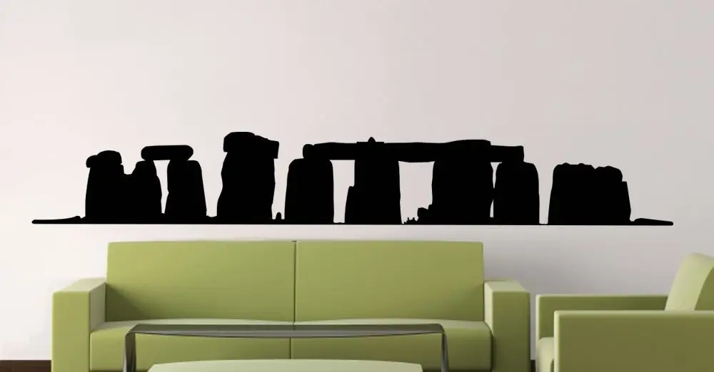 Free shipping DIY Stonehenge Wall Art decor sticker Wall Sticker Room ...