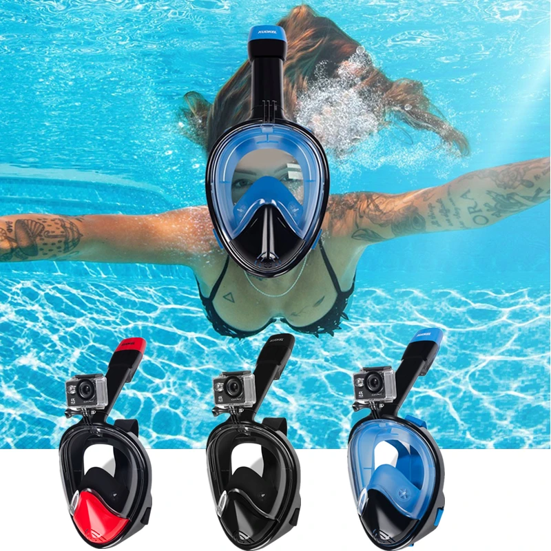 Kuokel Diving Masks Second Generation 180 Degree Panoramic Anti Fog
