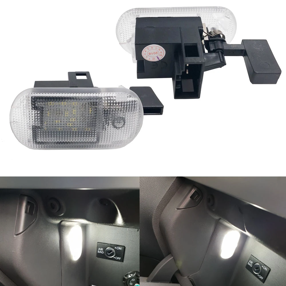 1pc White Led Glove Box Light Luggage Lamp For Vw Bora Jetta Golf Mk4 ...