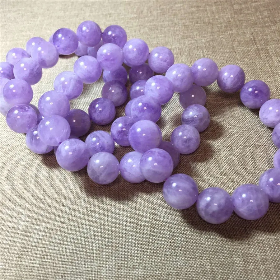 14mm Genuine Natural Purple Lavender Quartz Crystal Round Beads ...