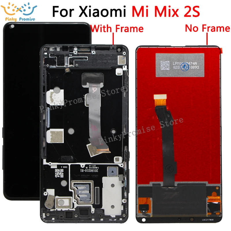 For Xiaomi Mix 2s Lcd+framedisplay Touch Screen 100% New Digitizer ...