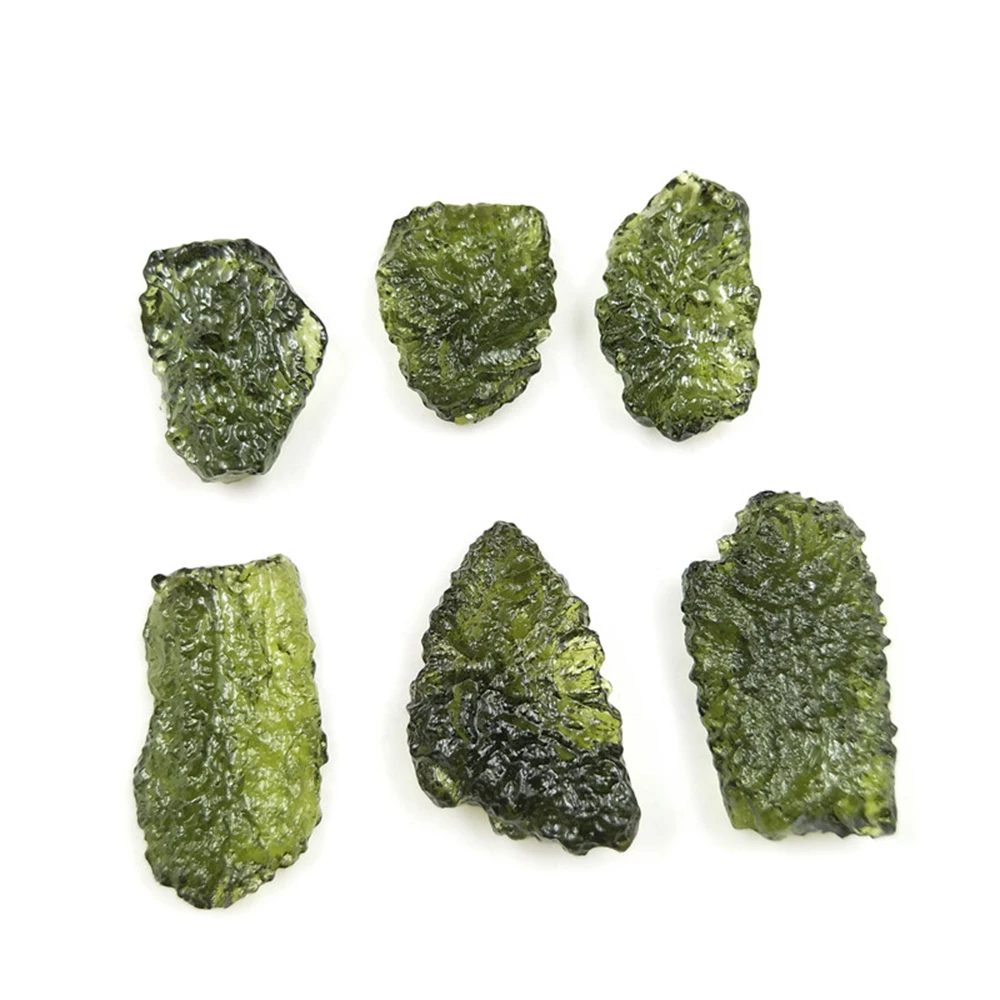 Natural Moldavit Green Czech Meteorites Mineral Specimen Raw Quartz ...