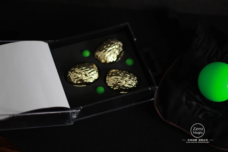 The Golden Shells Trick,Three Shell Game,Illusions,Stage Magia Props ...