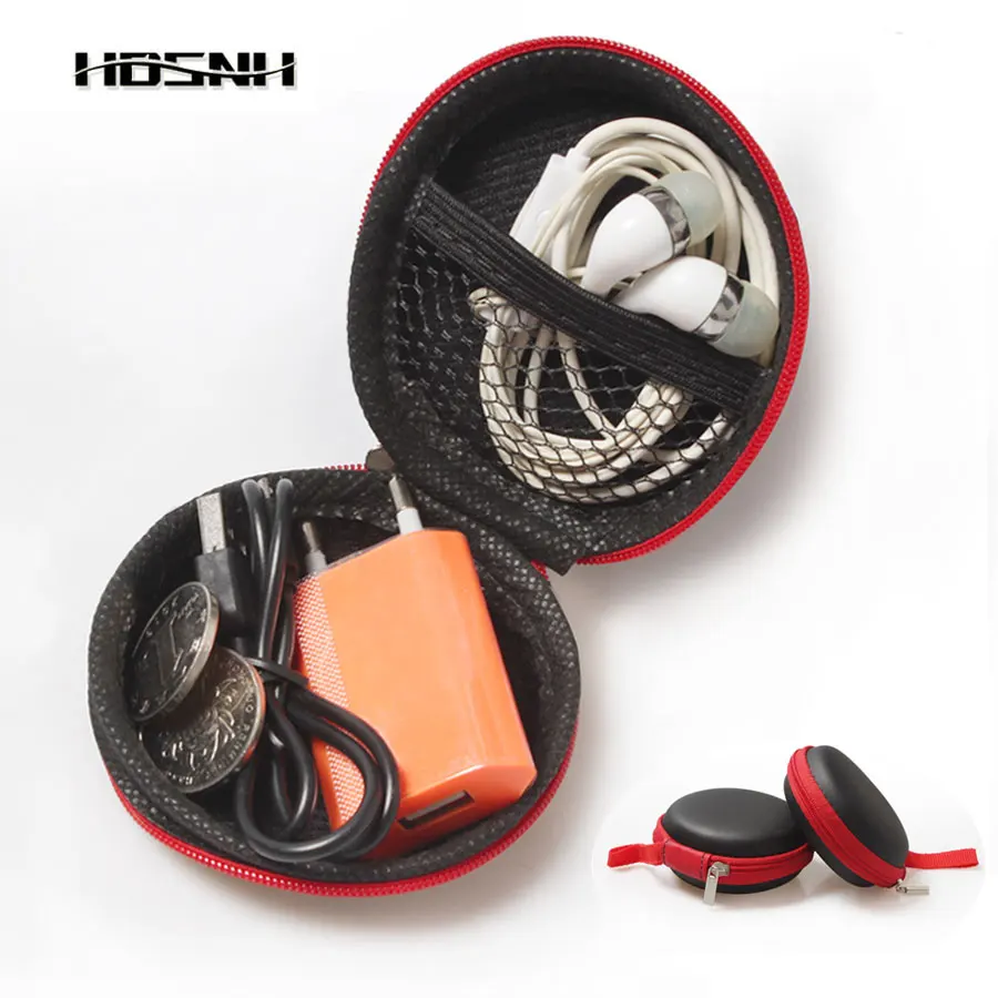 Red Eva Headset Case Hard Storage Bag With Hook Earphone Ear Pads Usb ...