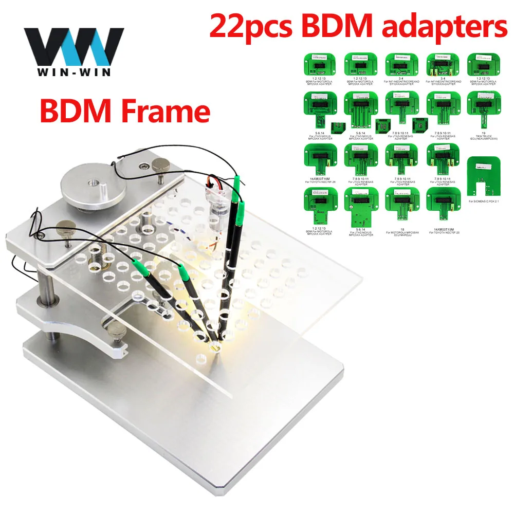 Aliexpress.com : Buy stainless steel BDM FRAME with 22pcs BDM Adapters ...