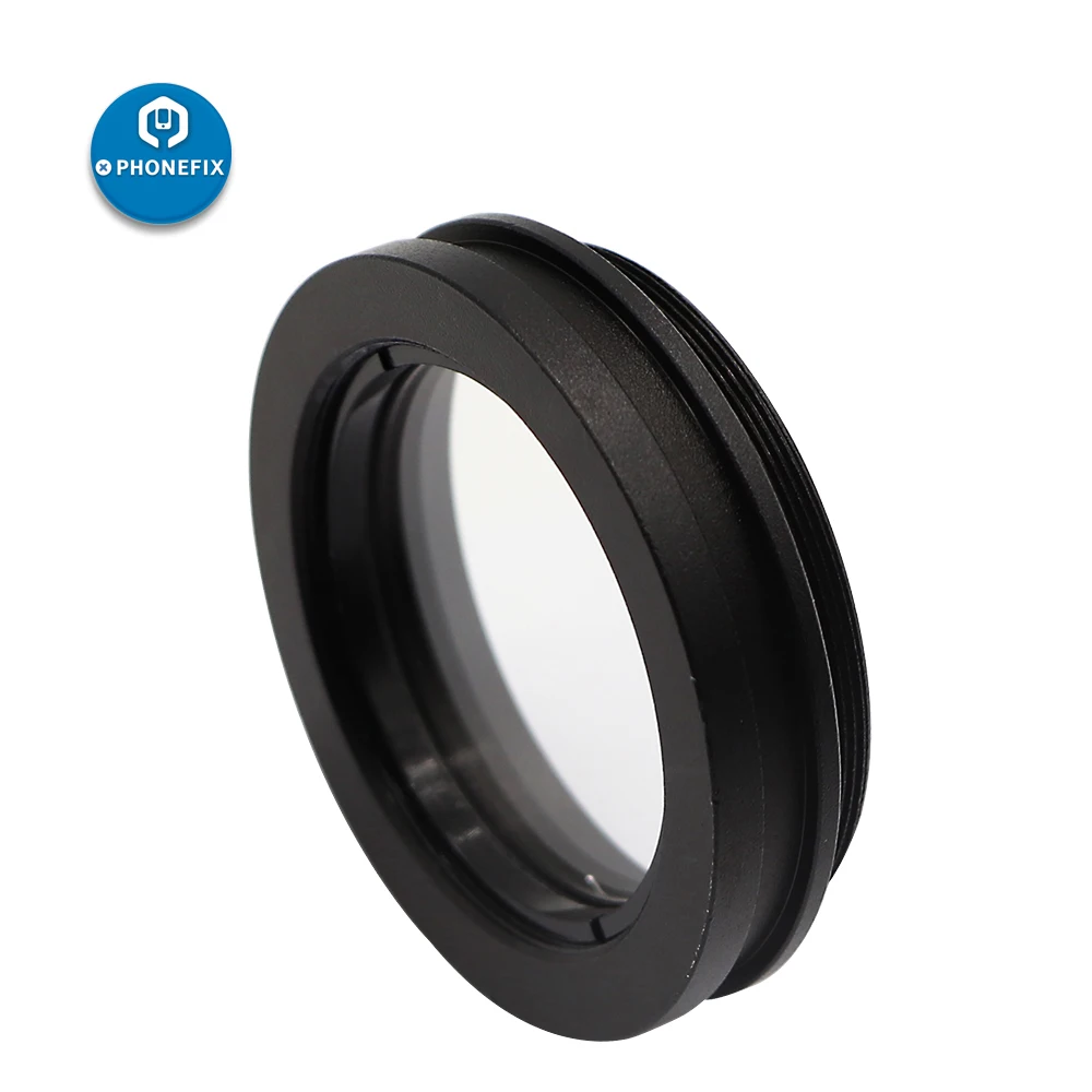 1.0x Microscope Dustproof Glass Barlow Lens Microscope Objective ...