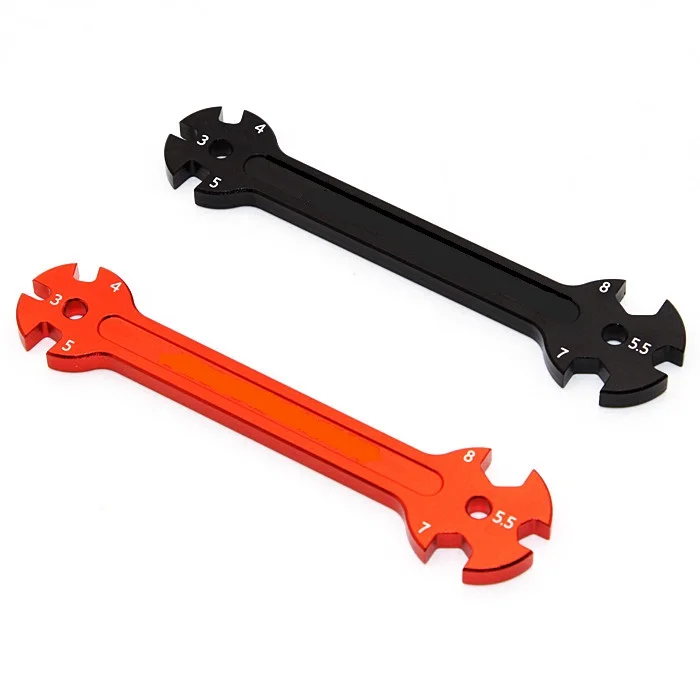 Aluminum Multi-purpose Spanner Adjustable Lever Nut Tool 3/4/5/5.5/7/8 ...