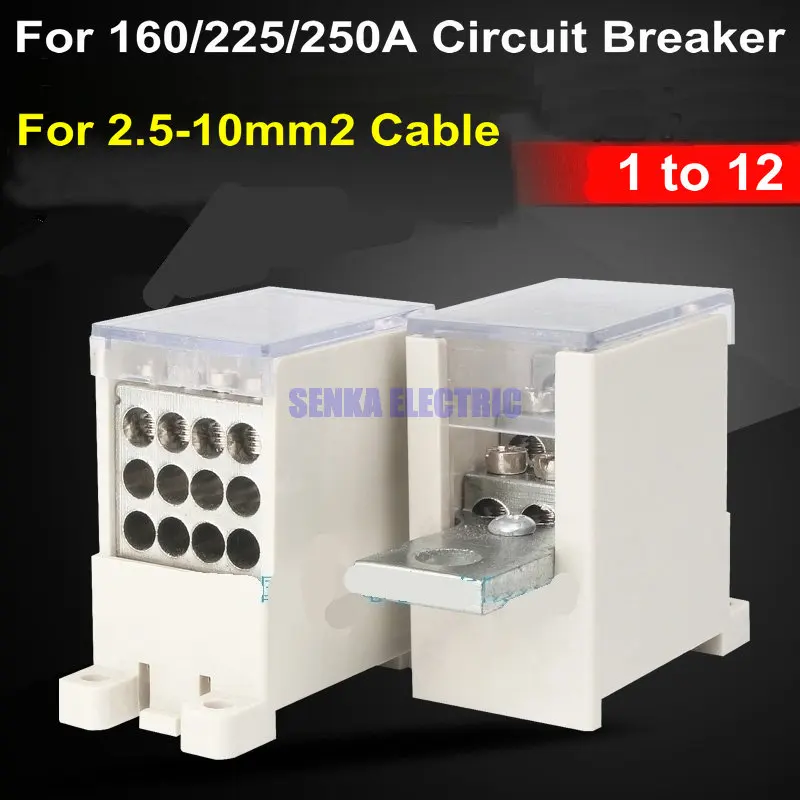 1pcs-1-to-12-Branches-Circuit-Breaker-Switch-Terminal-Block-for-250A ...