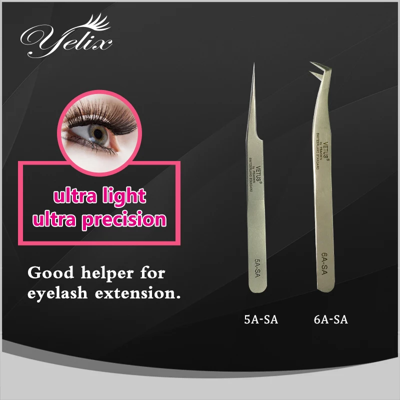 Maquiagem Profissional Eyelashes Tweezers Eyelash Extension For Vetus ...