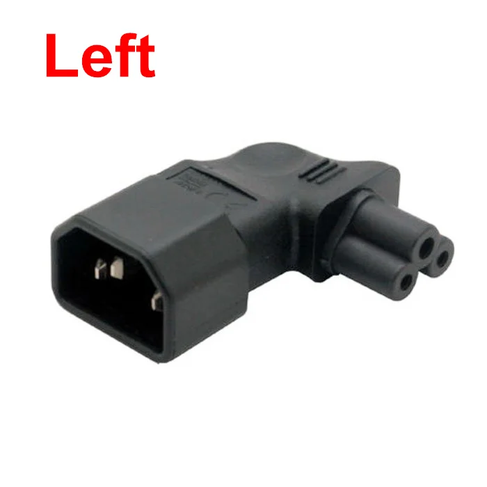 IEC-320-enchufe-macho-de-3-polos-C14-a-Cloverleaf-C5-adaptador-de ...