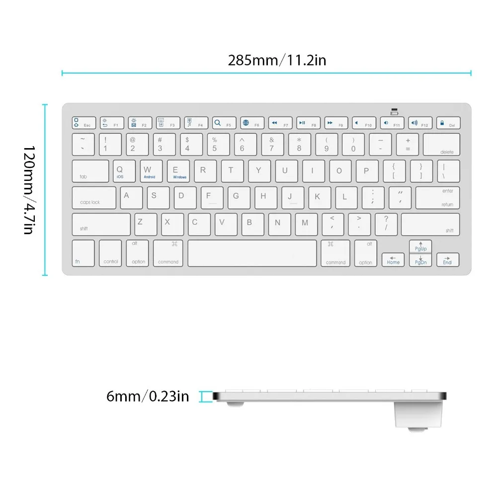 Kemile Wholesale Professional Ultra-slim Wireless Keyboard Bluetooth 3. ...