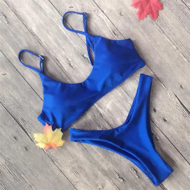 High Leg Cut Biquini Cute Girl Bikini New Sexy Bottom Female Women
