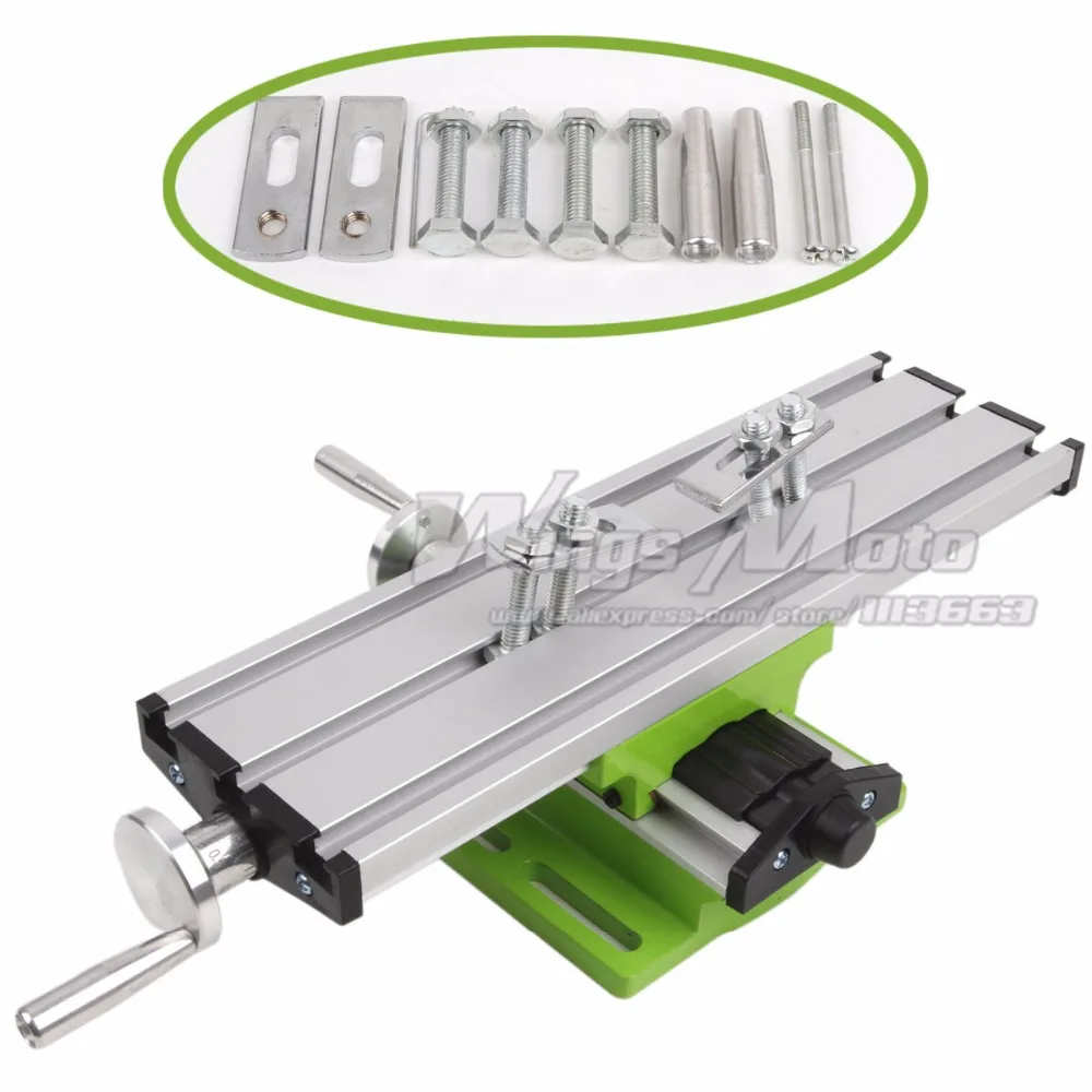 300mm Mini Bench Drill Multifunction Worktable Milling Working Table ...