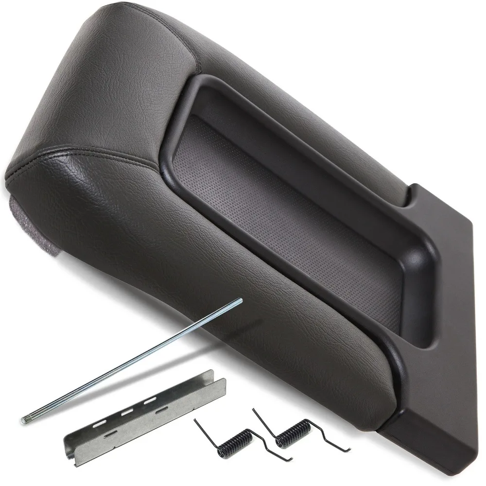 Brand New Black Center Console Armrest Arm Rest Cover Lid Latch Kit ...