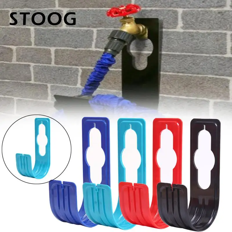 Wall Mounted Flexible Hose Pipe Holder Garden Hosepipe Hanger Supply ...