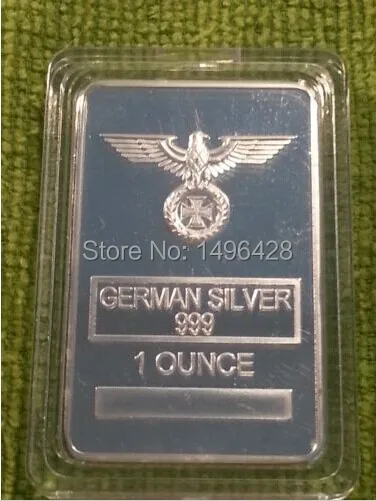 free-shipping-20pcs-lot-German-Reichsadler-1oz-Silver-bullion-Bar-999 ...