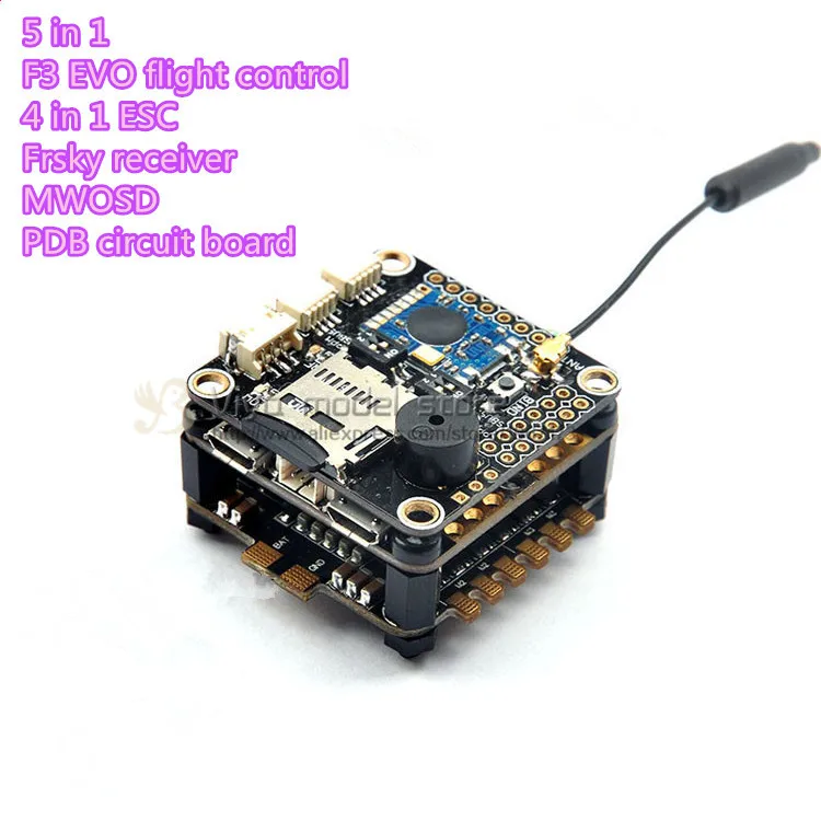 DIY FPV RacerCube Integrated F3 EVO Flight Controller 4in1 Littlebee ...