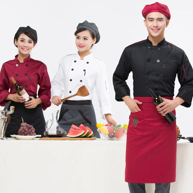C562 Chef 'S Kleren Meester Kok Werk Uniformen Restaurant, 59% OFF