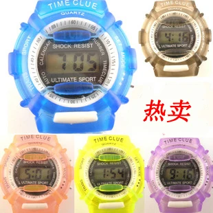 Simple child watch eco friendly silica gel child table student watch ...