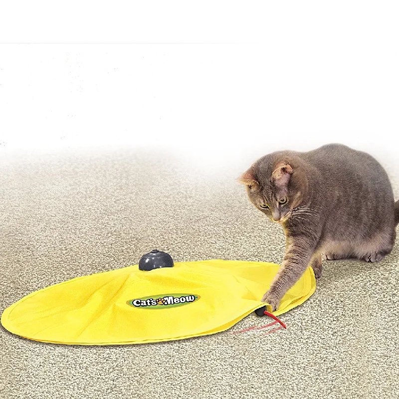 4 Speeds Cat's Meow Undercover Mouse Fabric Electronic Interactive Cat ... 4 Speeds Cat's Meow Undercover Mouse Fabric Electronic Interactive Cat ...