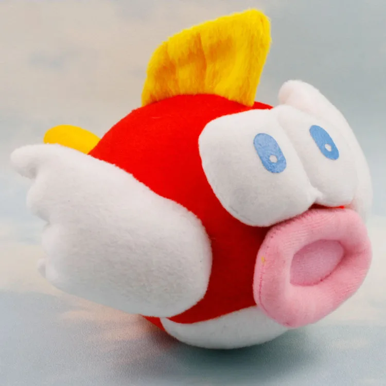 New Super Mario Bros Plush Toy Fly Fishing 19CM Fish Stuffed Toy With ...