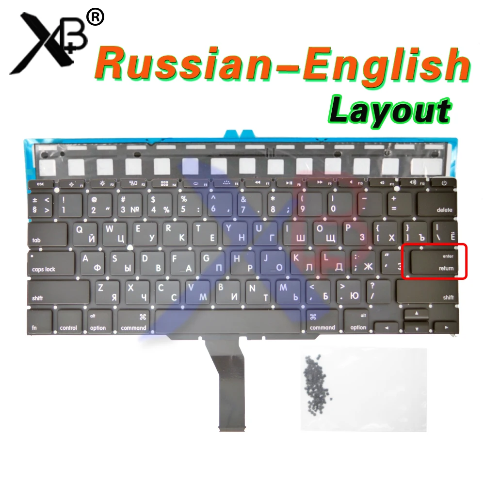 Small-Enter-RS-Russian-English-standard-keyboard-Backlight-Backlit ...