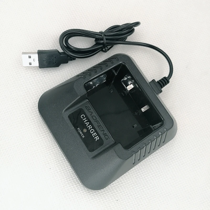 New 2022 Baofeng Uv5r Usb Battery Charger For Portable Two Way Radio ...